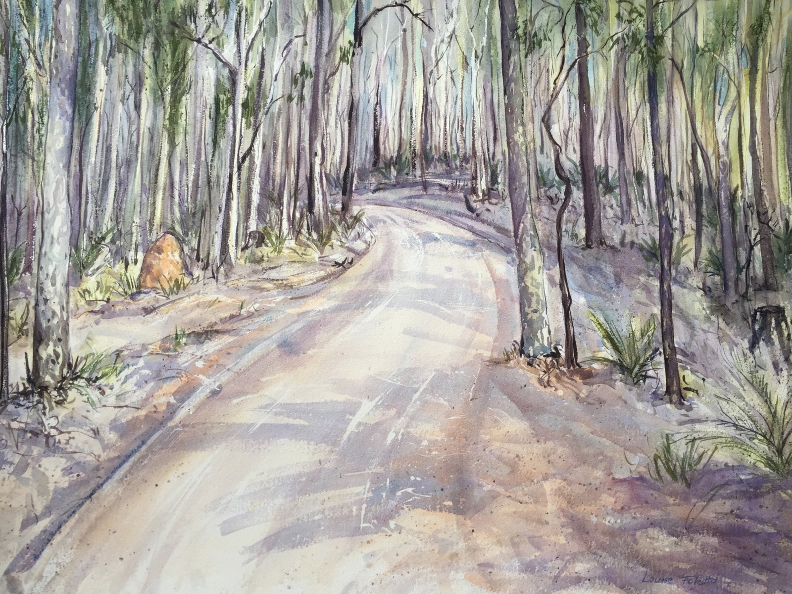 Through the Spotted Gums:: Australian Landscape - Louise Foletta ...